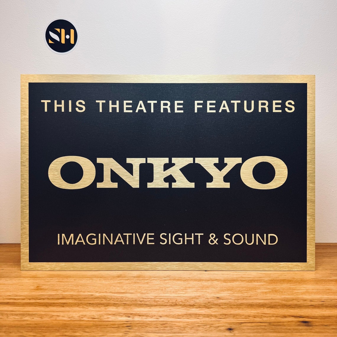 Onkyo Home Theatre Signs Signage Cinema Decor | Etsy