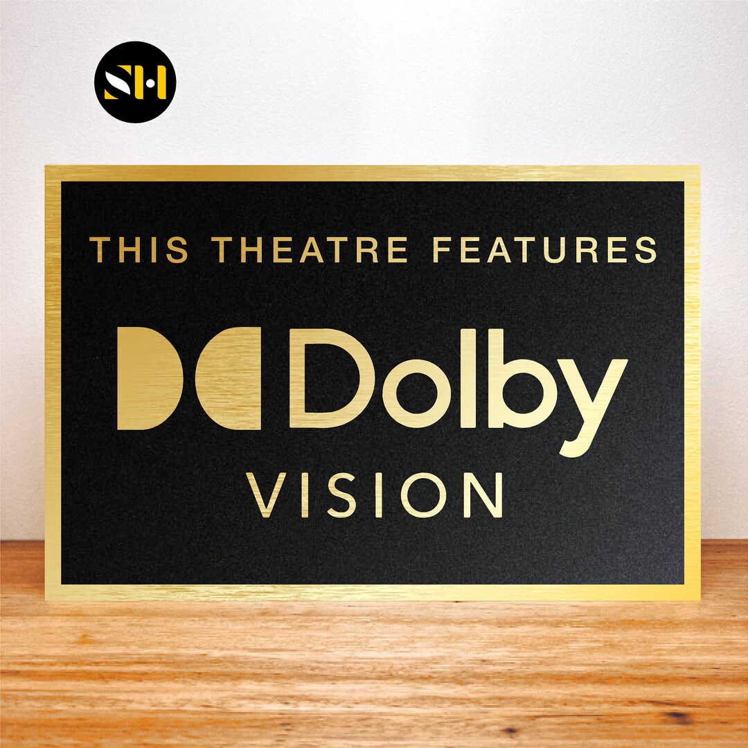 Dolby Vision | Home Theatre Signs | Signage | Cinema Decor - Etsy