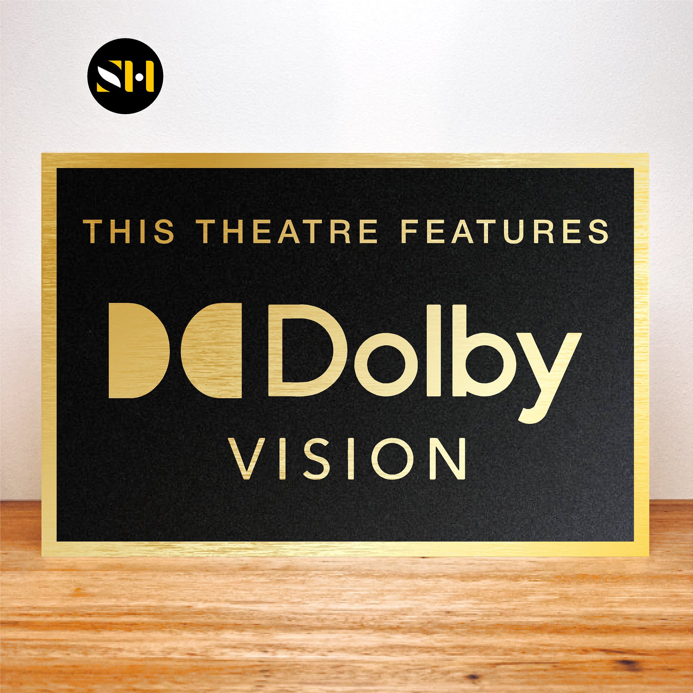 Dolby Vision Home Theatre Signs Signage Cinema Decor - Etsy