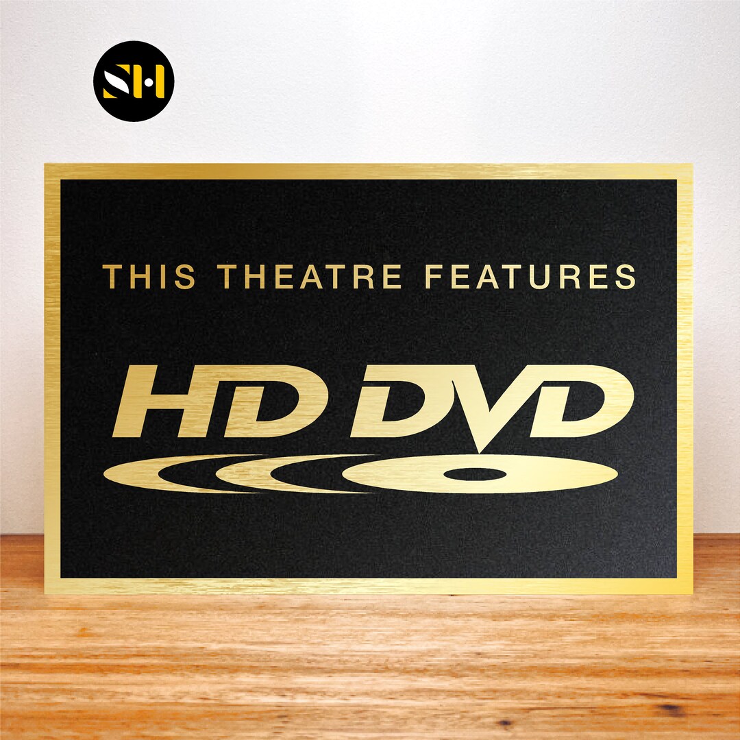 HD DVD | Home Theatre Signs | Signage | Cinema Decor - Etsy