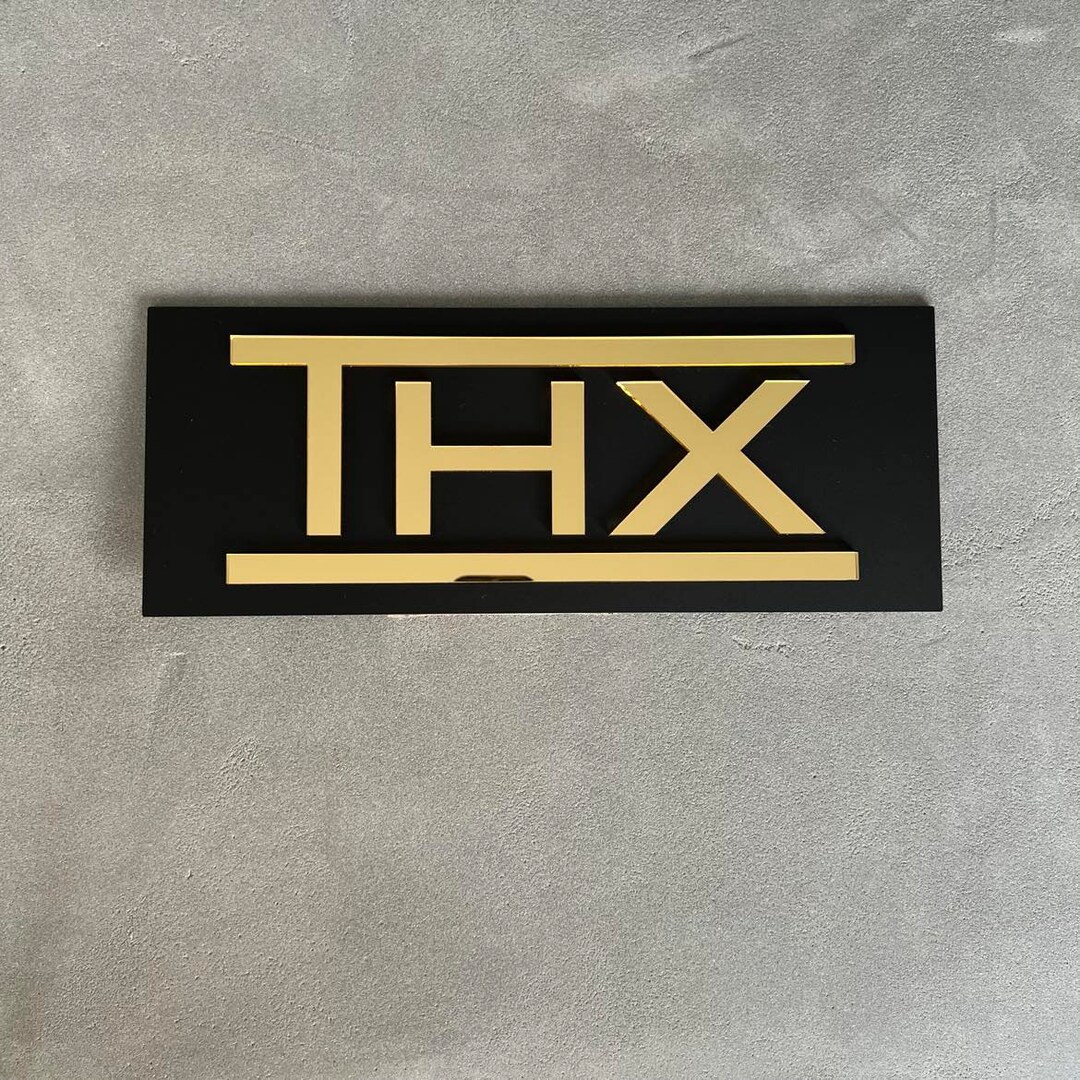 THX | Home Theatre Signs | Signage | Cinema Decor | Laser | Router ...