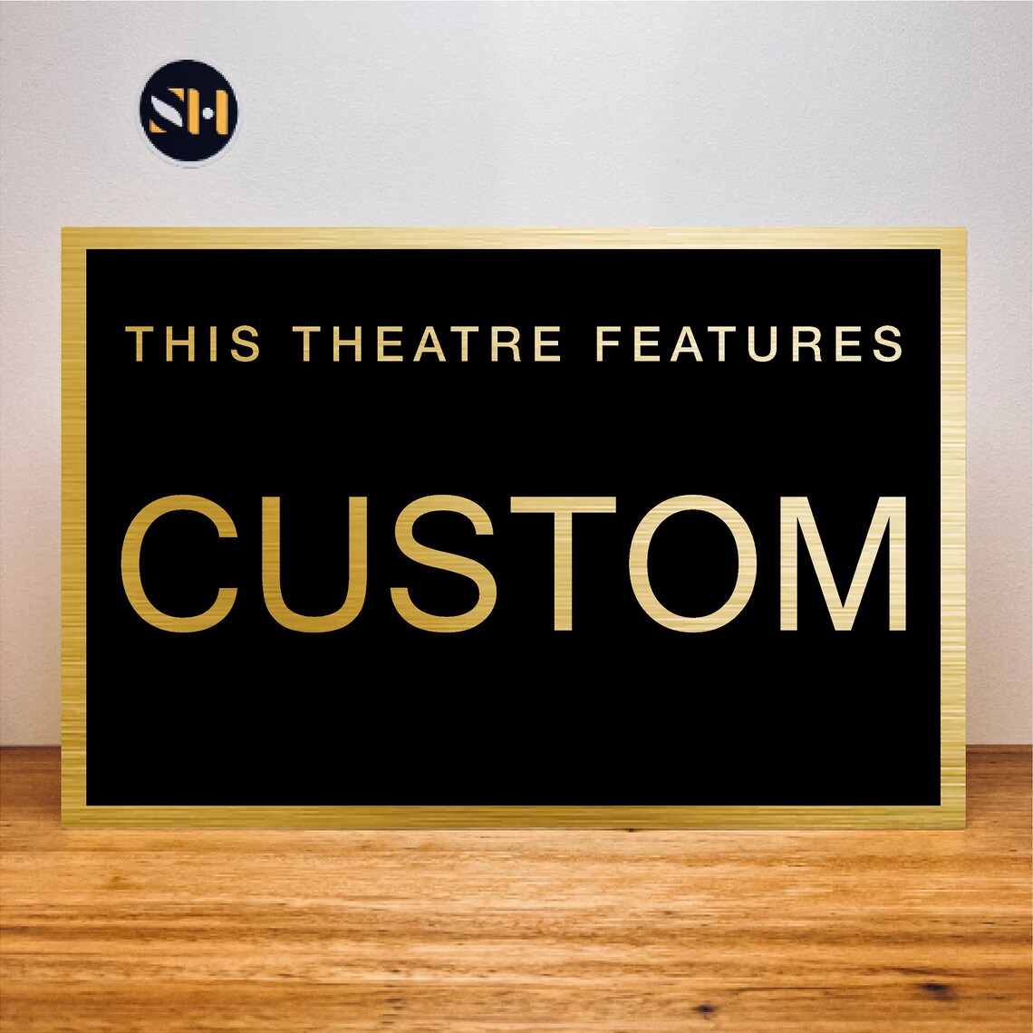 CUSTOM ORDER Home Theatre Signs Signage Cinema Decor | Etsy
