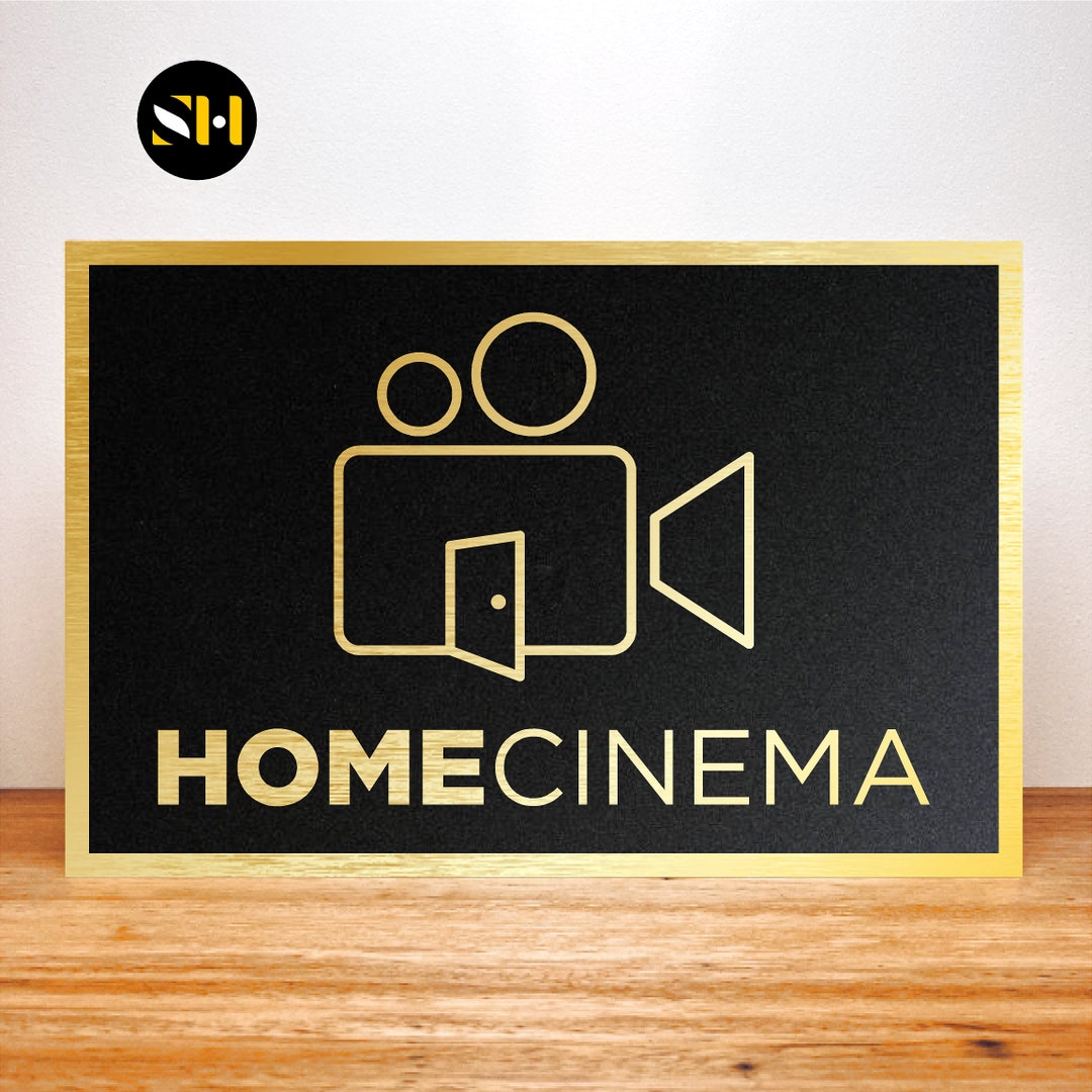 Home Cinema | Home Theatre Signs | Signage | Cinema Decor - Etsy