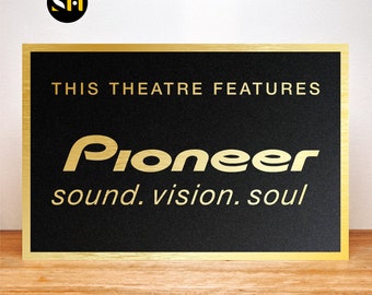 CINEMA DOOR SIGN Home Theatre Signs Signage Cinema Decor - Etsy