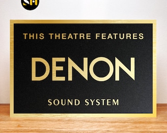 CINEMA DOOR SIGN Home Theatre Signs Signage Cinema Decor - Etsy