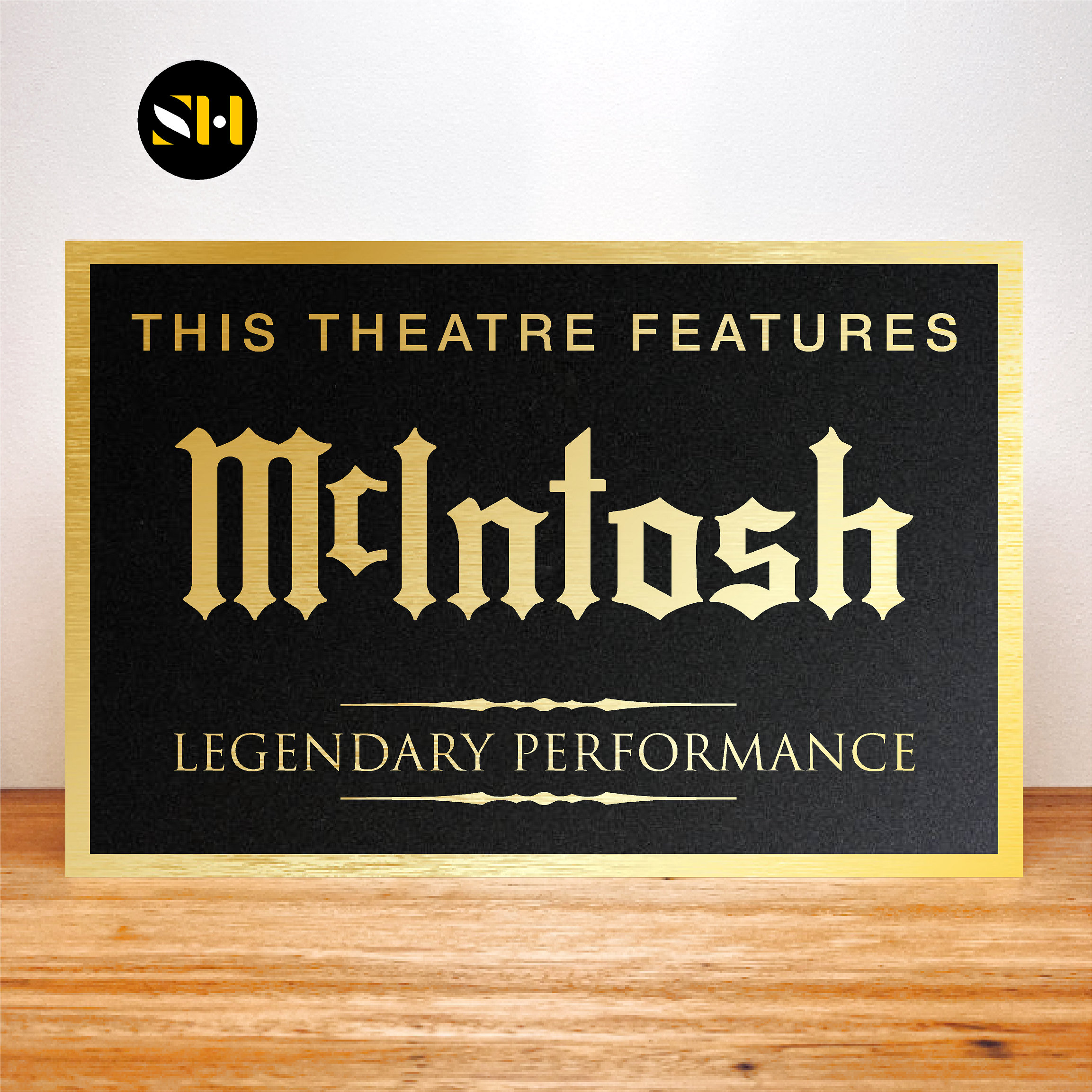 Mcintosh Home Theatre Signs Signage Cinema Decor - Etsy