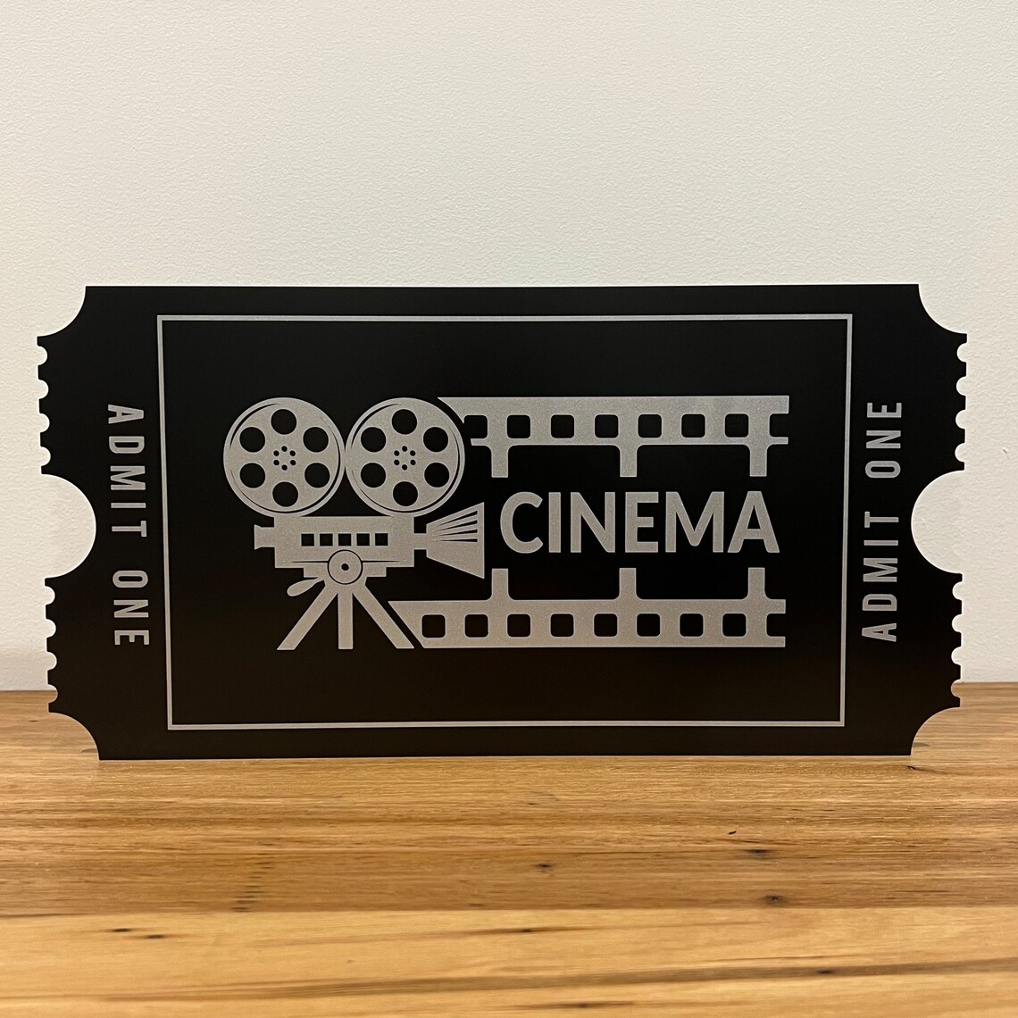 Cinema Ticket | Movie Night | Home Theatre Signs | Signage | Cinema ...