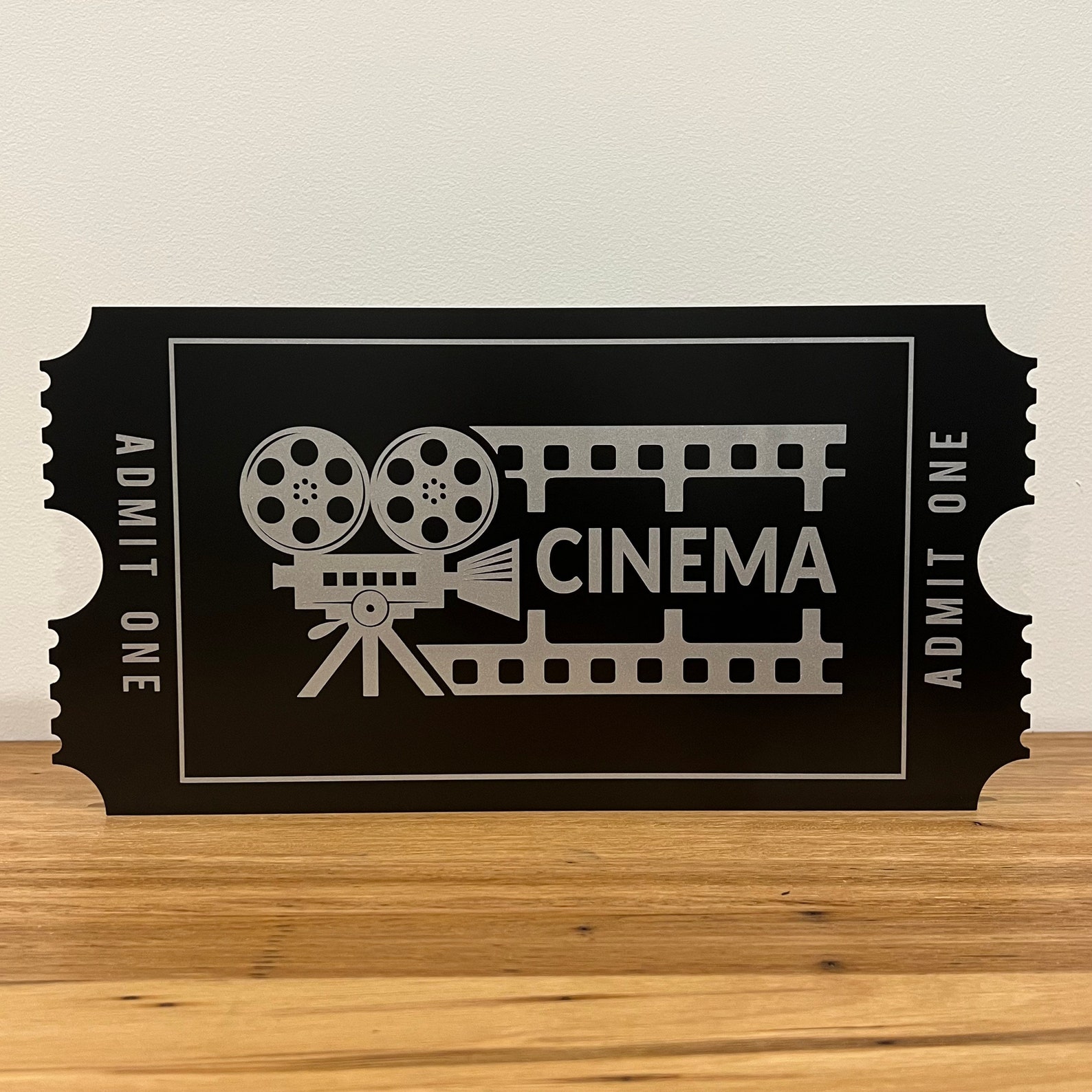 Cinema Ticket | Movie Night | Home Theatre Signs | Signage | Cinema ...