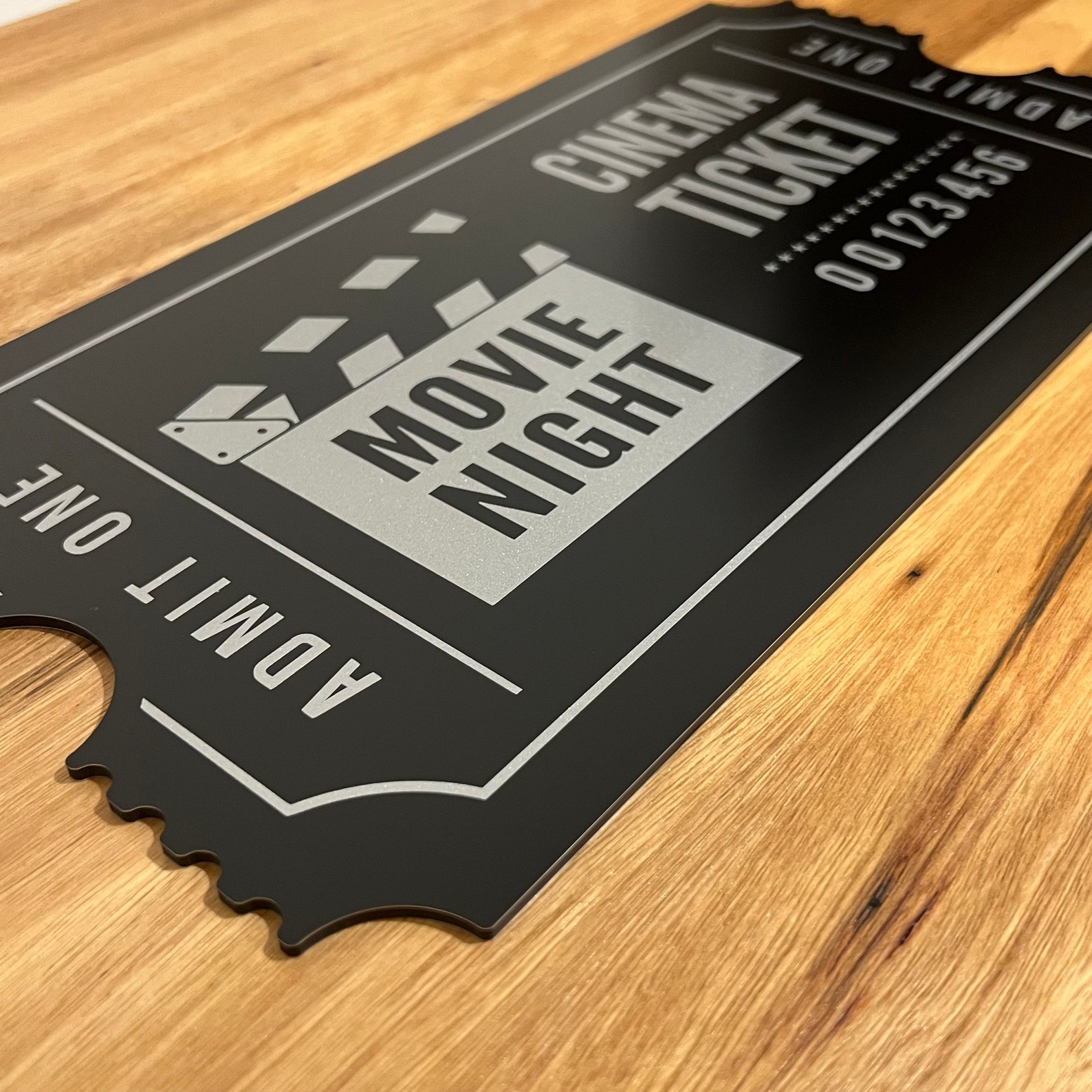 Cinema Ticket | Movie Night | Home Theatre Signs | Signage | Cinema ...