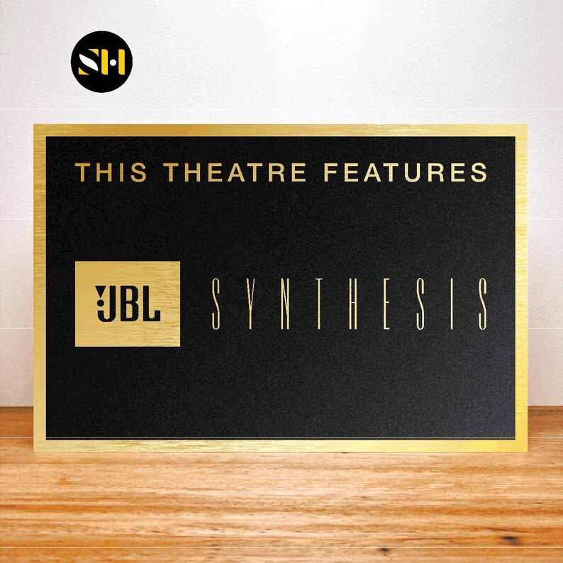 JBL SYNTHESIS Home Theatre Signs Signage Cinema Decor - Etsy