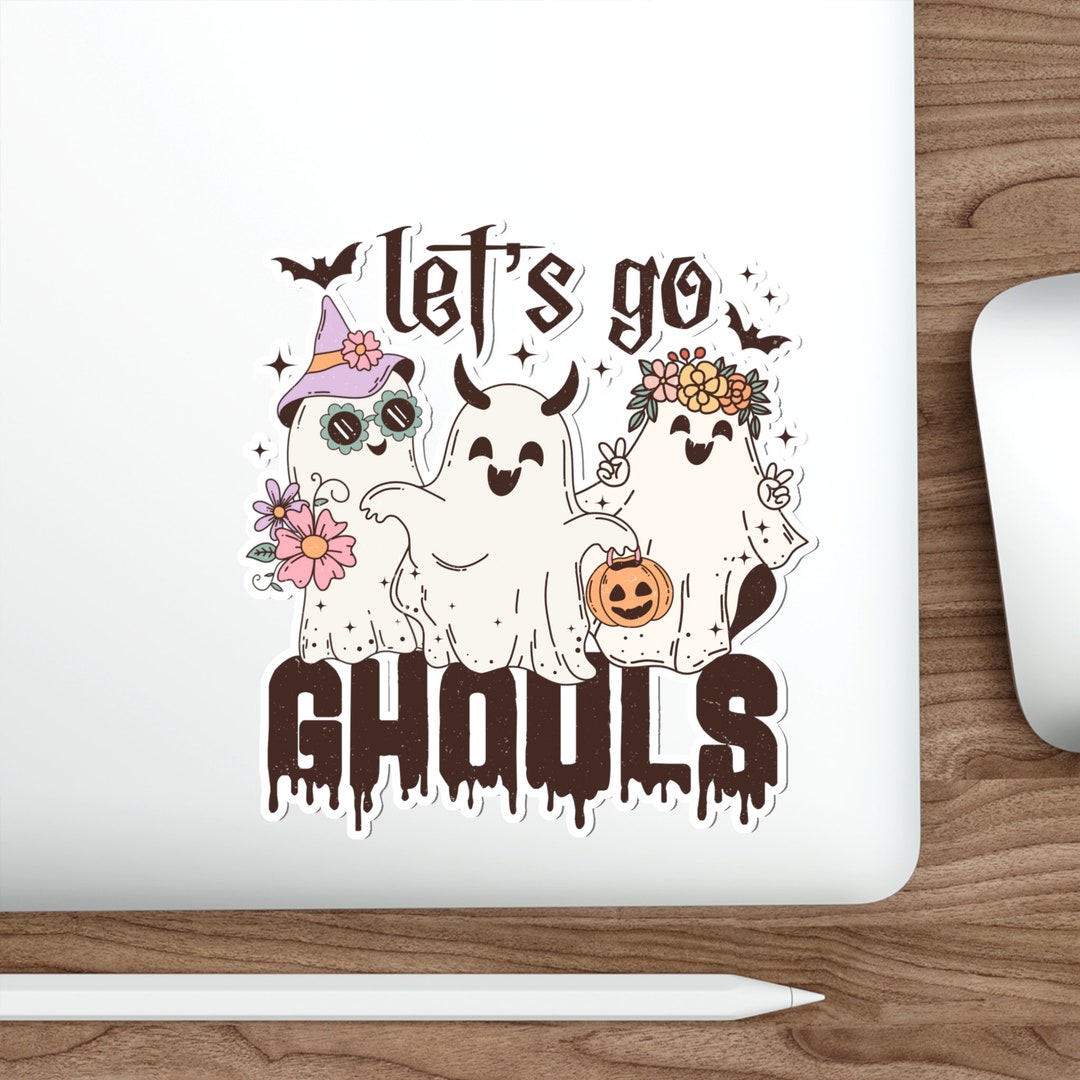Let's Go Ghouls Sticker - Etsy