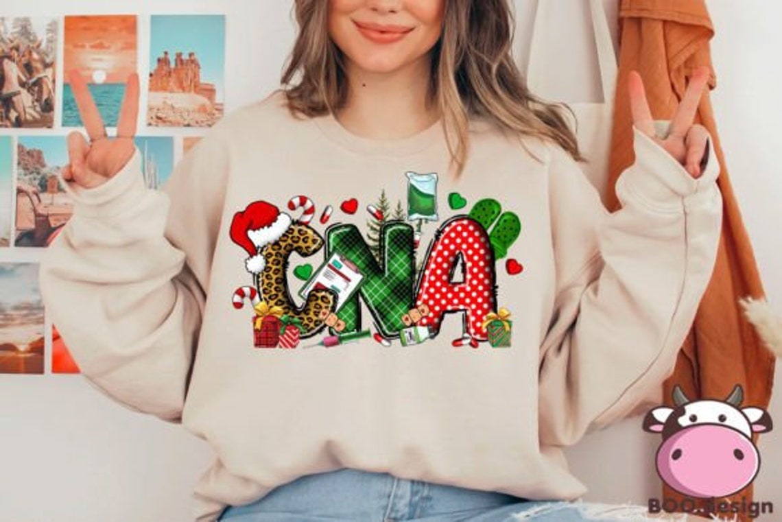 CNA Christmas PNG Download - Etsy