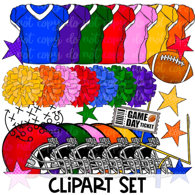 Sports Clip Art - Etsy