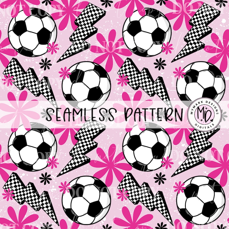 Soccer Pattern - Etsy