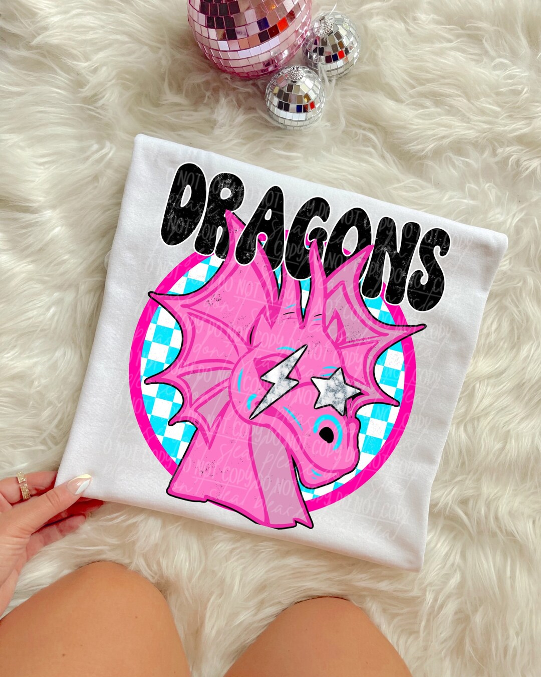 Dragons Preppy Mascot | Instant Download | Png | High School Sports ...