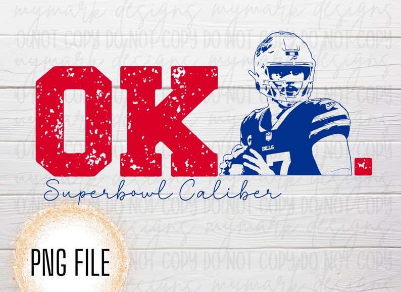 OK. | Josh Allen | Buffalo | Football | Instant Download | Bills | PNG ...