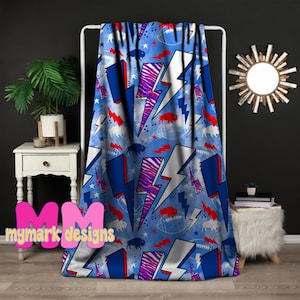 Buffalo Retro Bolts | Seamless | Digital Paper | Football | Instant ...