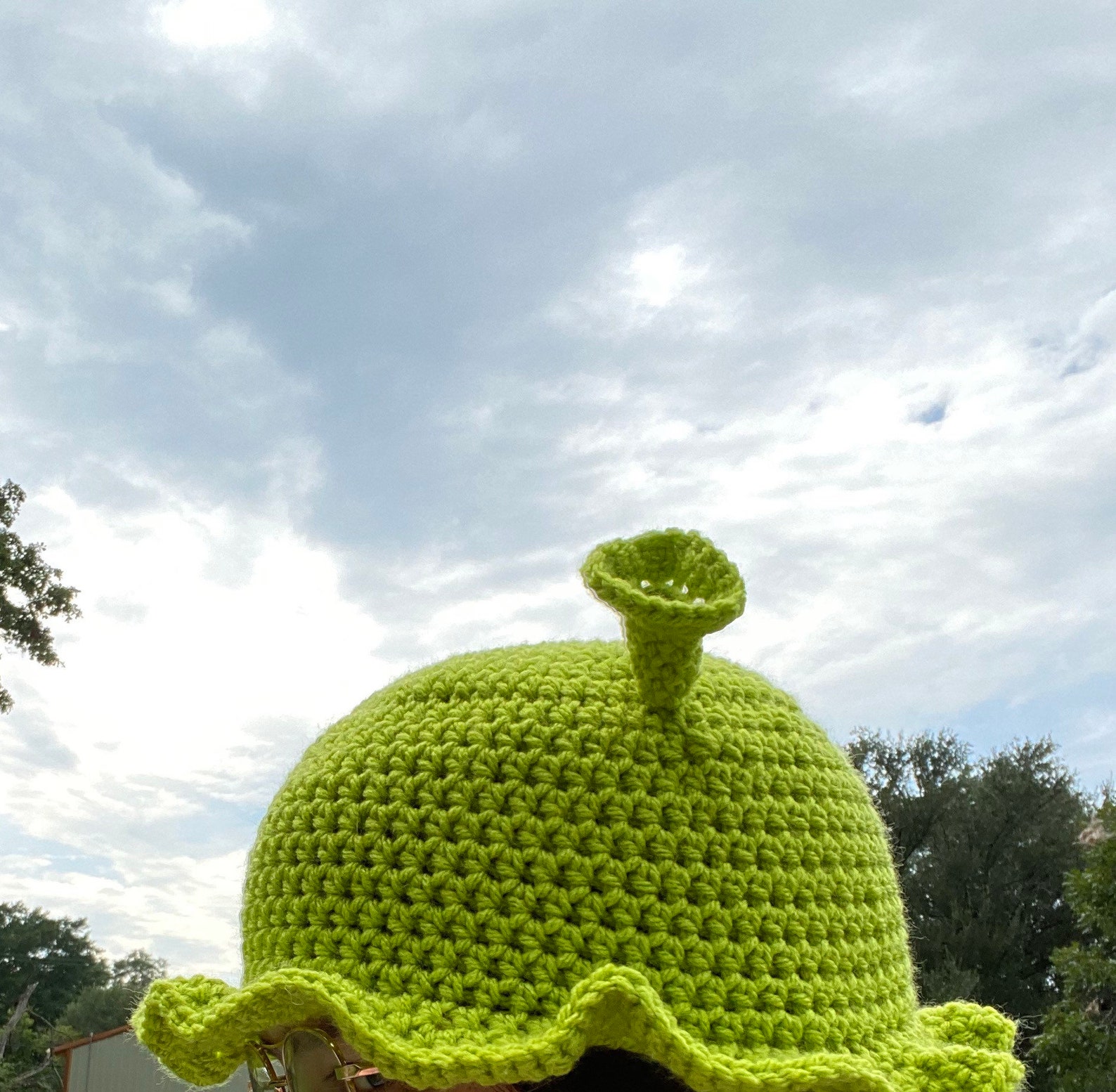 Crochet Shrek/fiona Ogre Bucket Hat in Keylime Green - Etsy