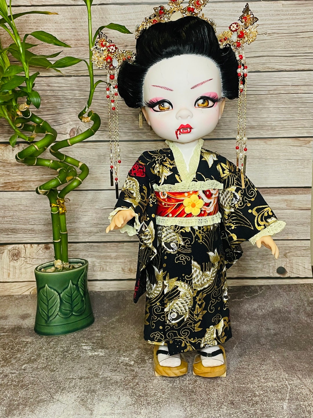 OOAK Disney Animator Doll Vampire Geisha - Etsy