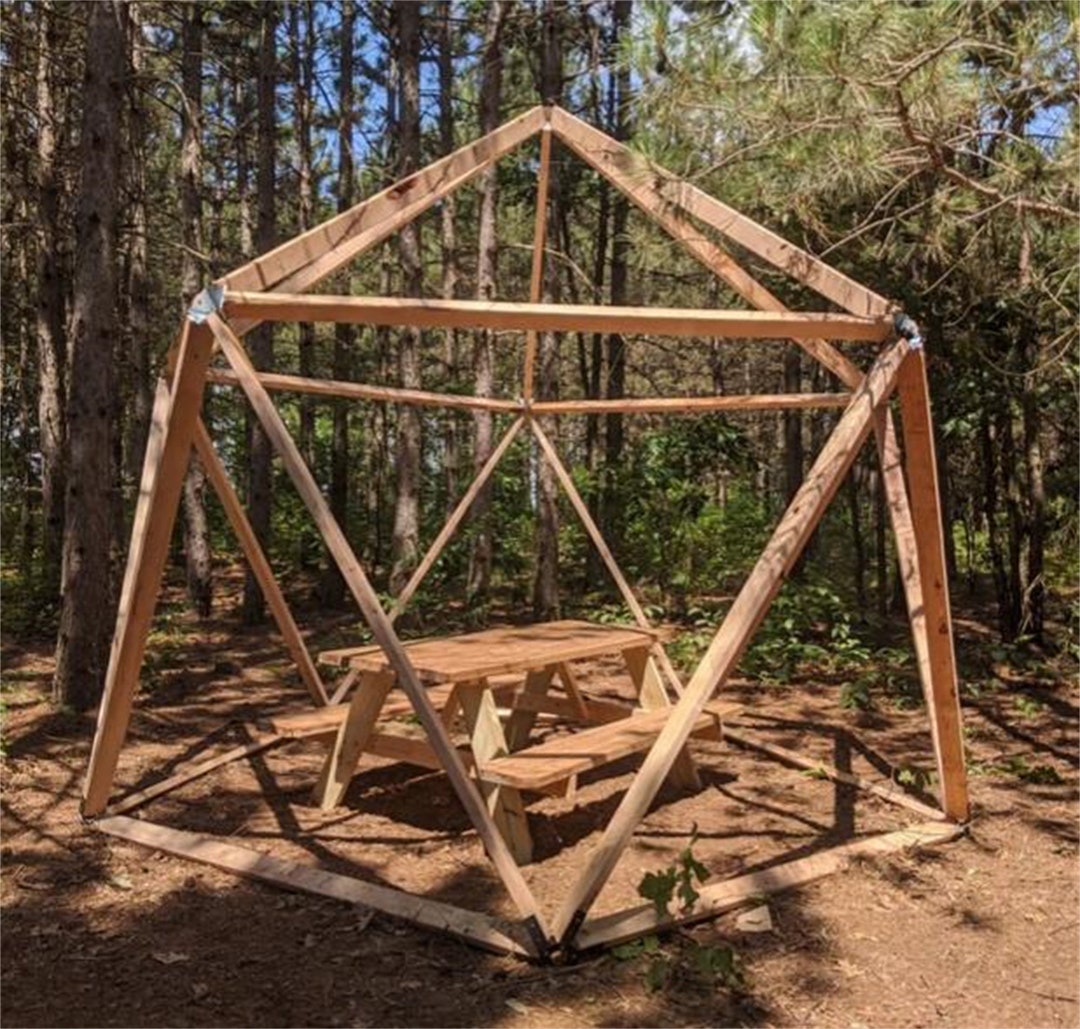 1V Geodesic Dome Hub Brackets DIY Kit Metal Connectors to Make Igloo ...