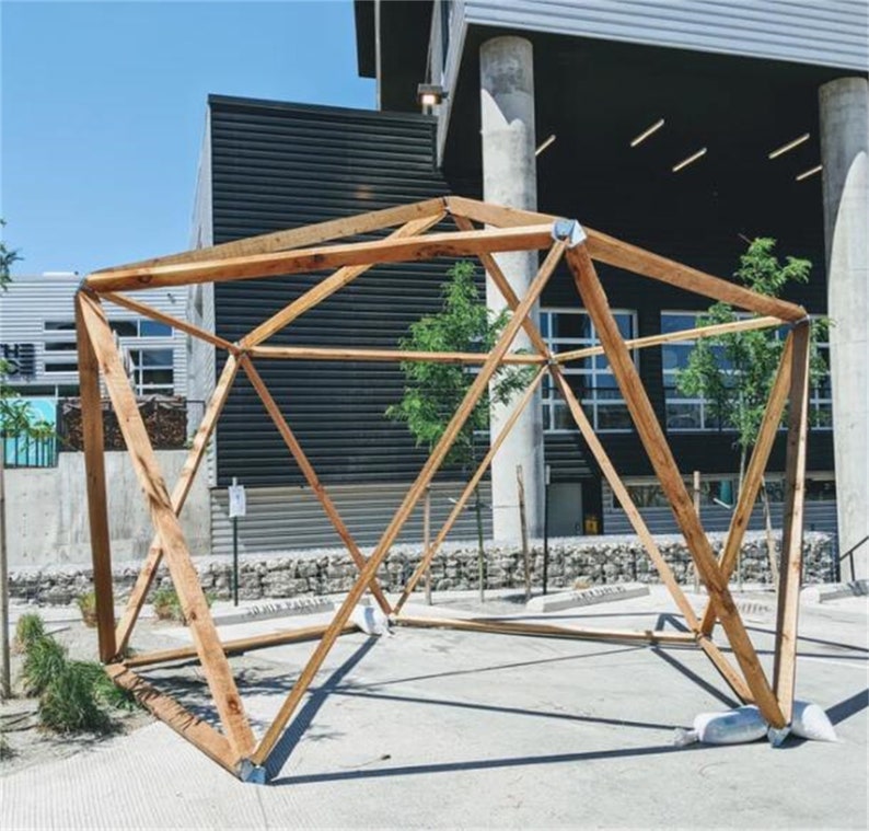 1V Geodesic Dome Hub Brackets DIY Kit Metal Connectors to Make Igloo ...