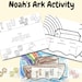 Noah's Ark Craft for Kids, Sunday School Printable, Kids Bible Craft ...