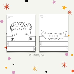 Halloween Paper Crown, Coloring Craft for Kids, Witch Hat, Jack O ...