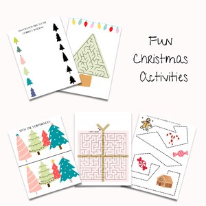 Christmas Activity Pack, Preschool Printable, Printable Christmas ...