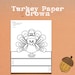 Thanksgiving Paper Crowns, Turkey Paper Craft, Pilgram Hat, Coloring ...