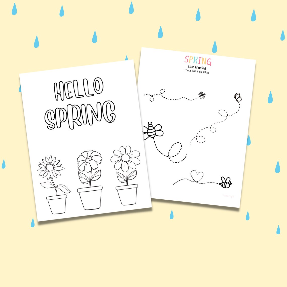 Spring Activity Bundle, Spring Worksheets for Kids, Preschool ...