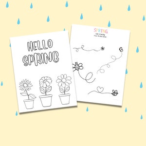 Spring Activity Bundle, Spring Worksheets for Kids, Preschool ...