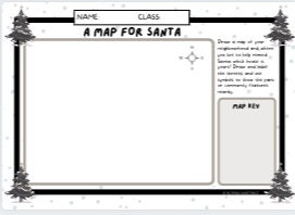 A Map for Santa Activity Printable Digital File - Etsy