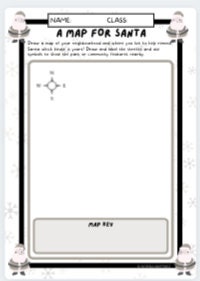 A Map for Santa Activity Printable Digital File - Etsy