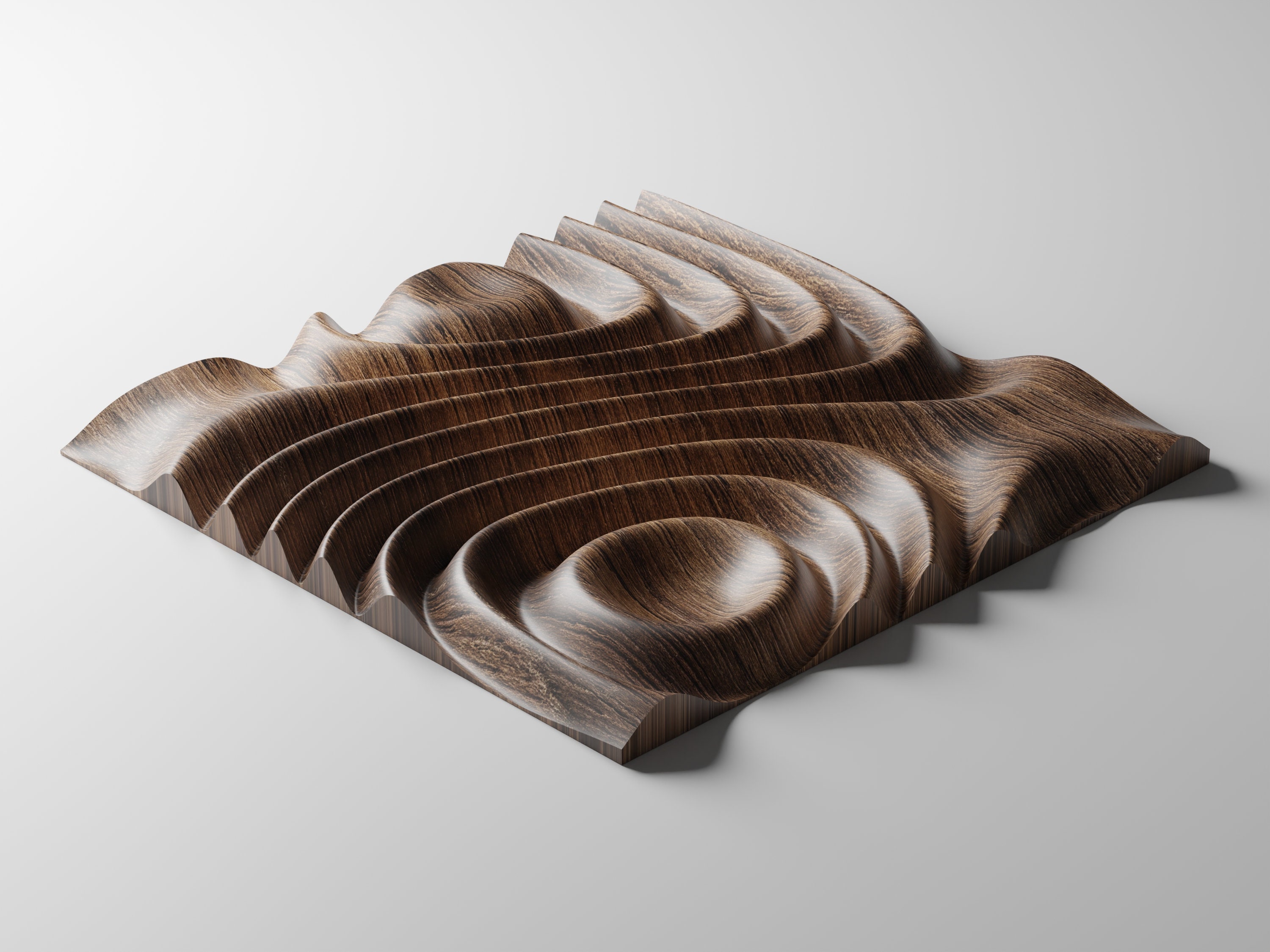 Wavy 3D Panel STL Model: CNC Router Carving Files (digital Download ...