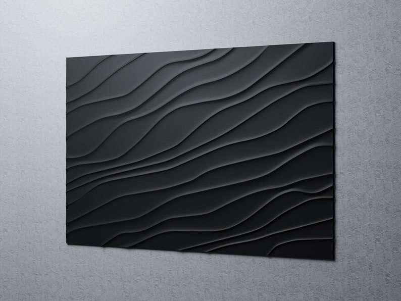 3D Wave Wall Panel STL File: CNC Router Art (digital Download) - Etsy