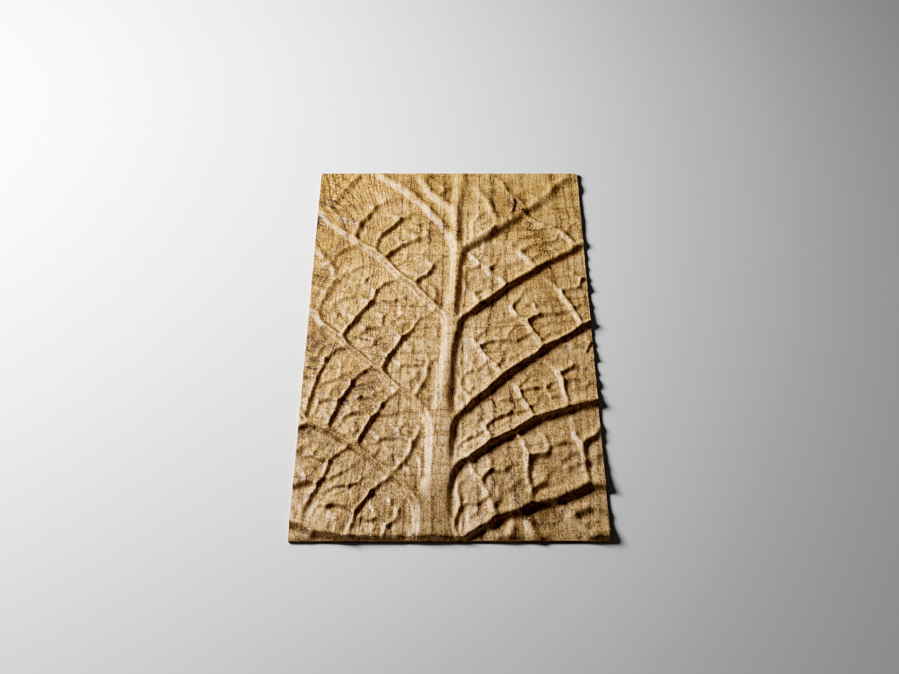 CNC Stl File for Wood Relief Carving, 3D Wall Art Leaf Texture. TP9 - Etsy