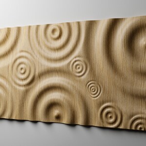 Stl Files for Cnc Router 3d Wood Carving Water Ripple Pattern | 3d ...