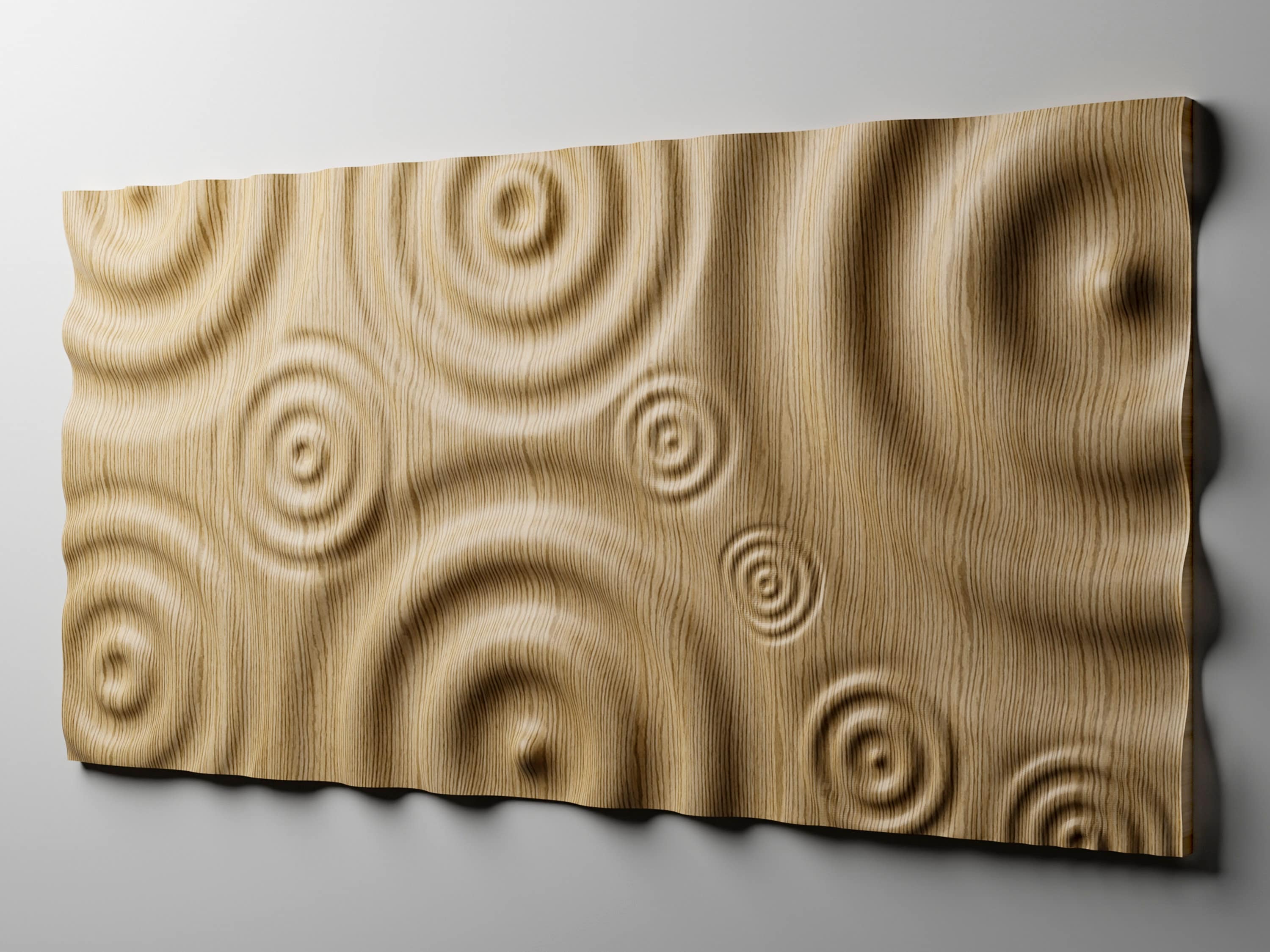 Stl Files for Cnc Router 3d Wood Carving Water Ripple Pattern | 3d ...