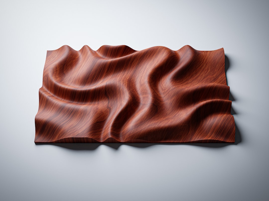 CNC STL Files for Wood Wall Art Panel, Wavy Wall Decor, WP9 - Etsy UK