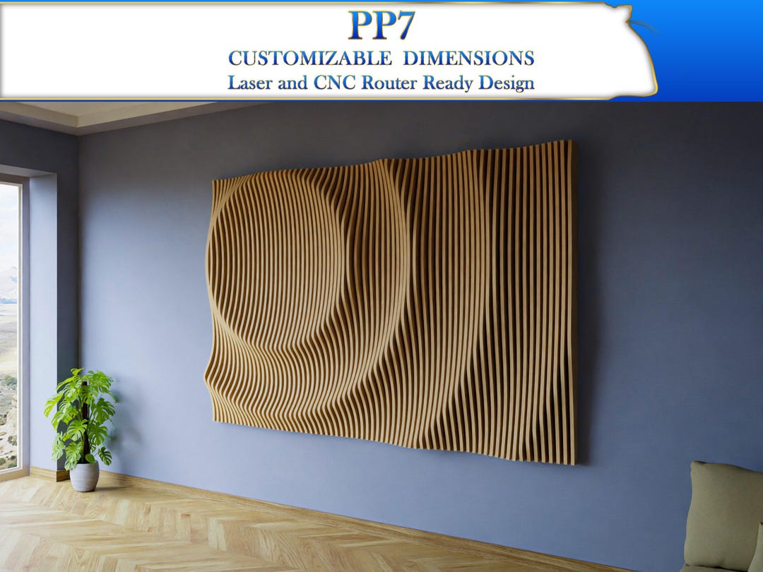Parametric Wall Art Panel Cnc Files Water 3d Raindrop Ripple Pattern ...