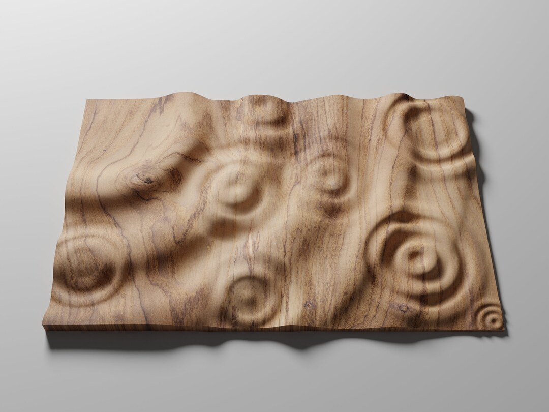 3d STL Files for CNC Router | Raindrop Ripples | Cnc File for Relief ...