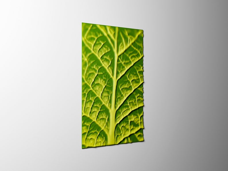 CNC Stl File for Wood Relief Carving, 3D Wall Art Leaf Texture. TP9 - Etsy
