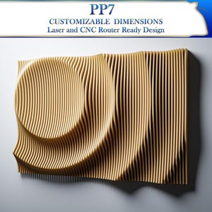 Parametric Wall Art Panel Cnc Files | Water 3d Raindrop Ripple Pattern ...