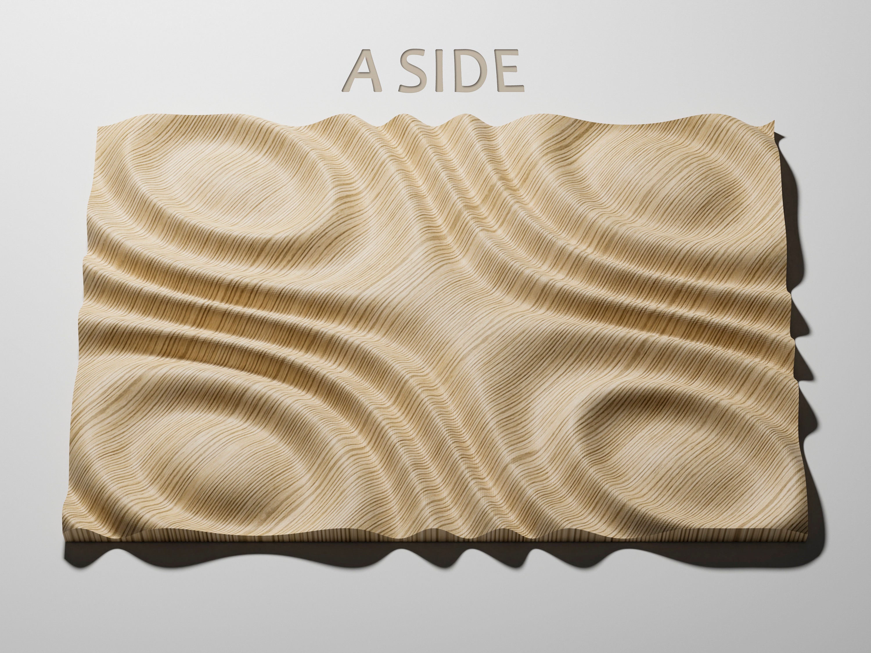3d STL Panel Cnc Files for Wood Carving or 3D Print Wavy - Etsy