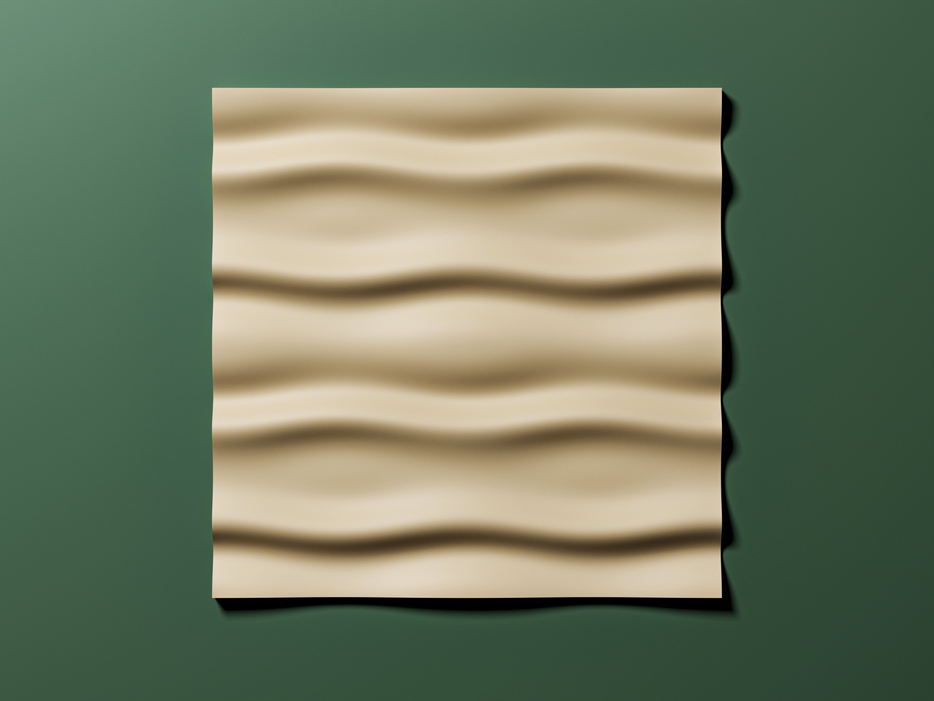 Wavy Decorative Wall Panel: 3D Print/cnc Carving STL File • TP10 - Etsy