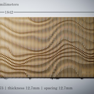 Parametric Design | Wooden Wall Hanging | CNC Files for Wood Router or ...