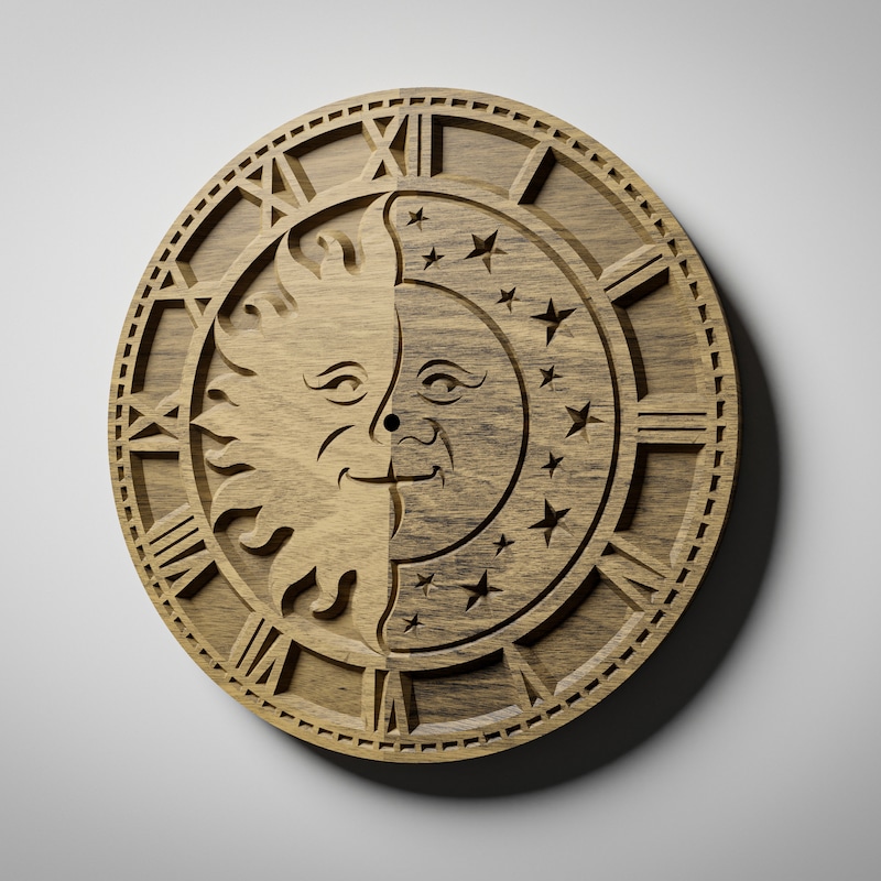 Laser Cut Clock - Etsy