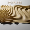 CNC STL File for Water Ripple 3d Wall Panel Wood Carving | 3d Relief ...