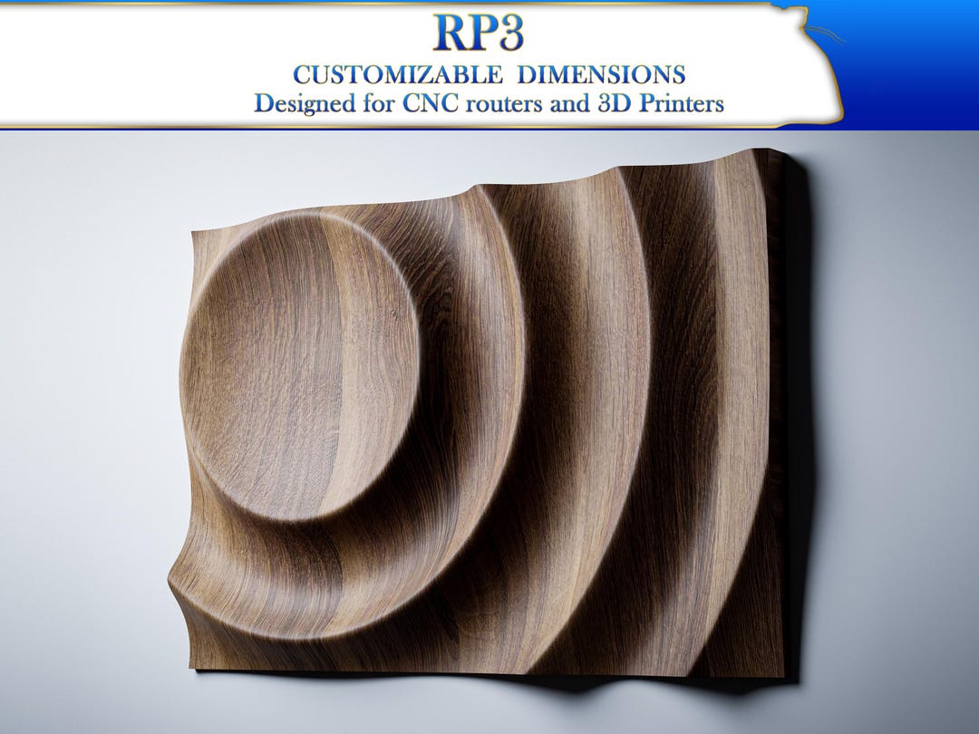 3d Wall Panel STL File for CNC Router Project | 3d Cnc Wood Carving ...