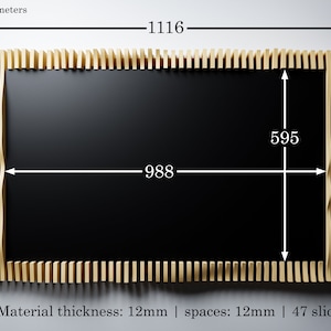 Parametric Design Wall Frame | Custom CNC Cutting Files | CNC Template ...